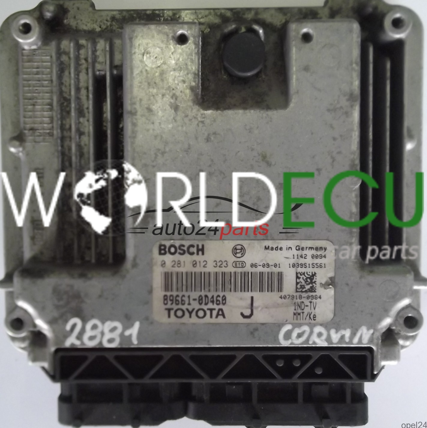 CALCULATEUR MOTEUR TOYOTA YARIS 1.4 D4D 1ND-TV BOSCH 0281012323, 0 281 ...