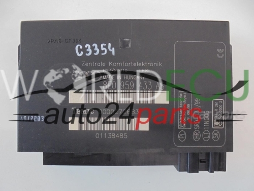 COMFORT CONTROL MODULE BSI BSM AUDI 8E0959433AS - COMFORT CONTROL ...