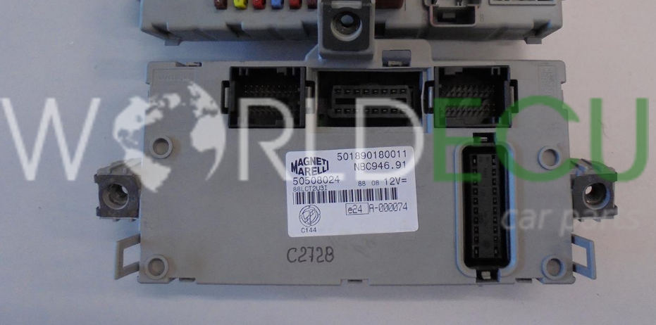 COMFORT CONTROL MODULE BSI BSM FIAT ALFA ROMEO 501890180011 50508024 ...