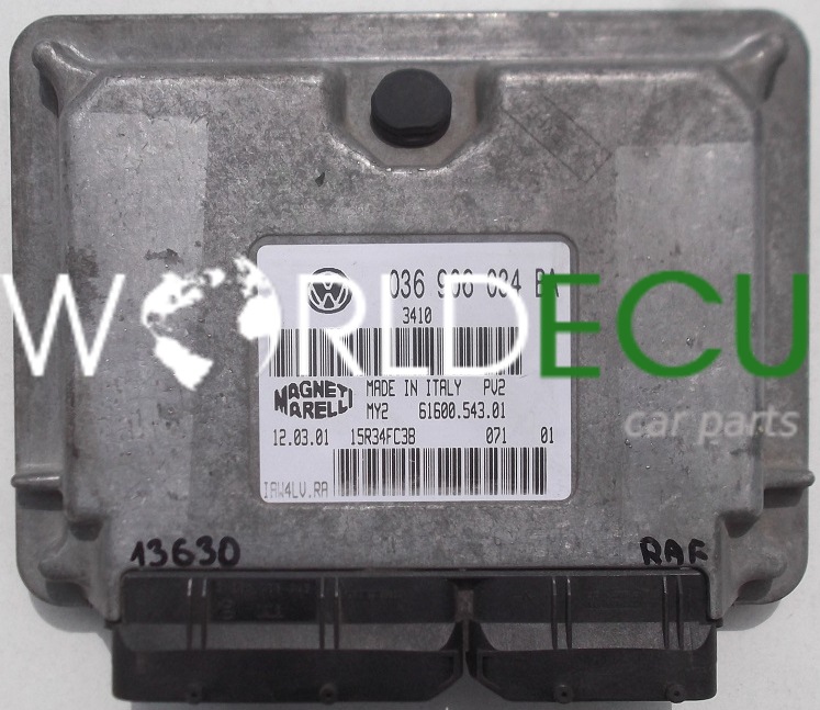 БЛОК УПРАВЛЕНИЯ ДВИГАТЕЛЕМ VOLKSWAGEN AUDI SEAT SKODA MAGNETI MARELLI ...
