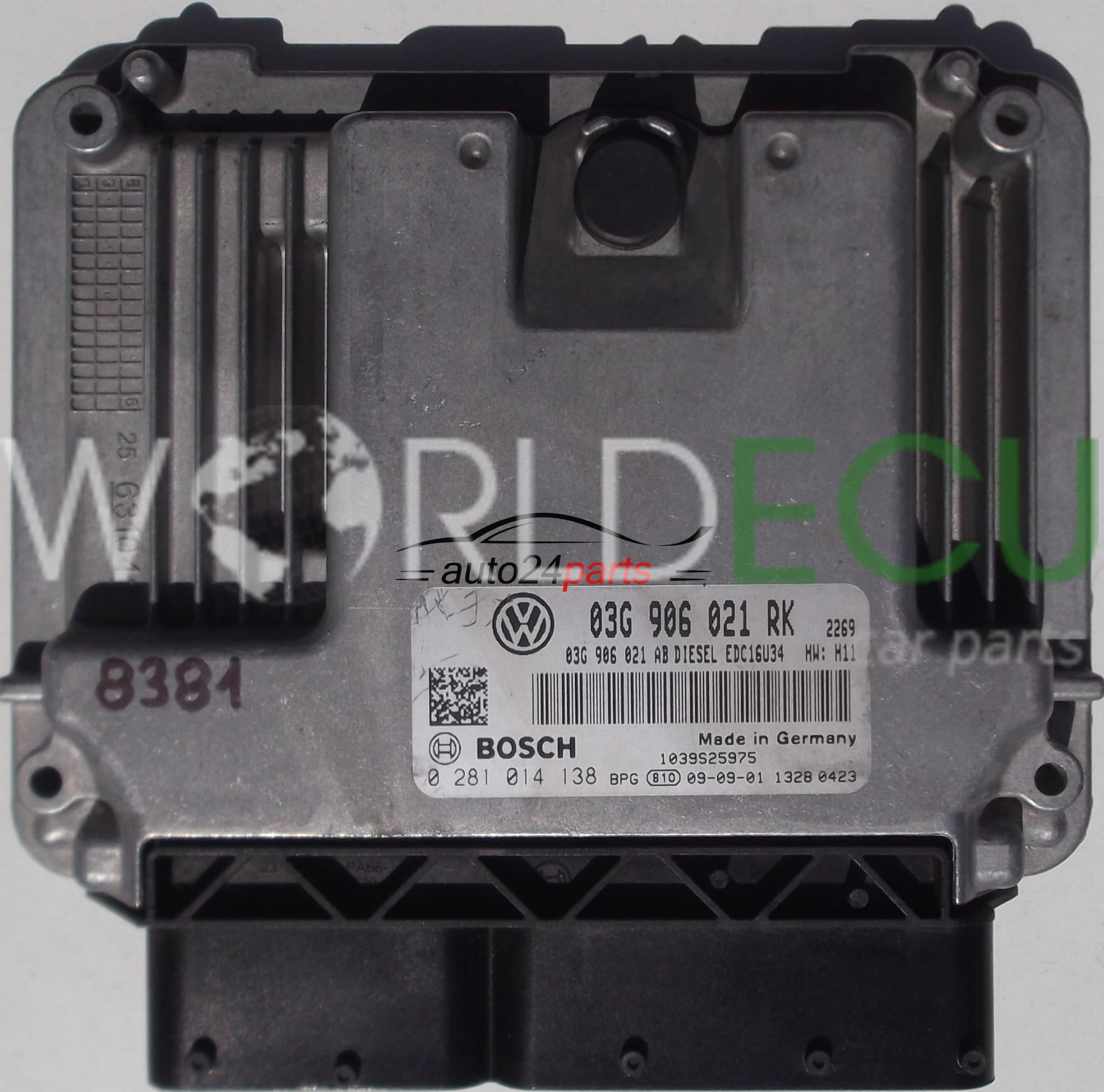 Calculateur Moteur VW VOLKSWAGEN TOURAN 1.9 TDI 03G906021RK, 03G 906 ...
