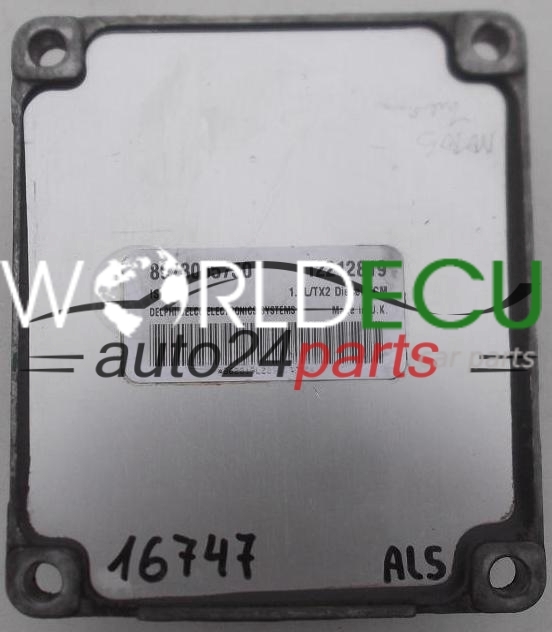 ECU ENGINE CONTROLLER OPEL ASTRA 1.7 DT DTI Y17DT Y17DTI Y17DTL DELPHI ...