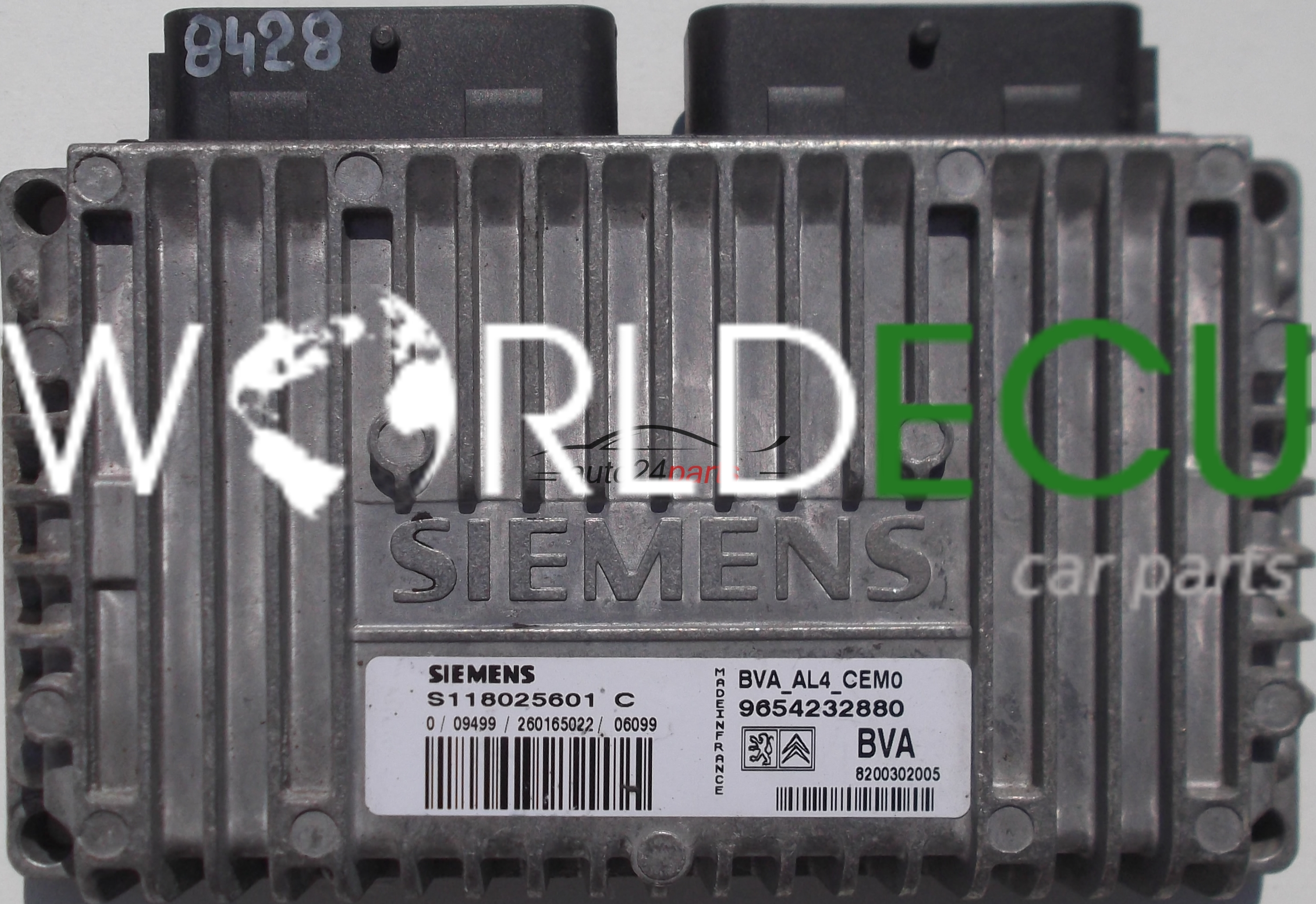 ECU AUTOMATIC GEARBOX PEUGEOT 307, CITROEN C4 1.6, S118025601 C ...