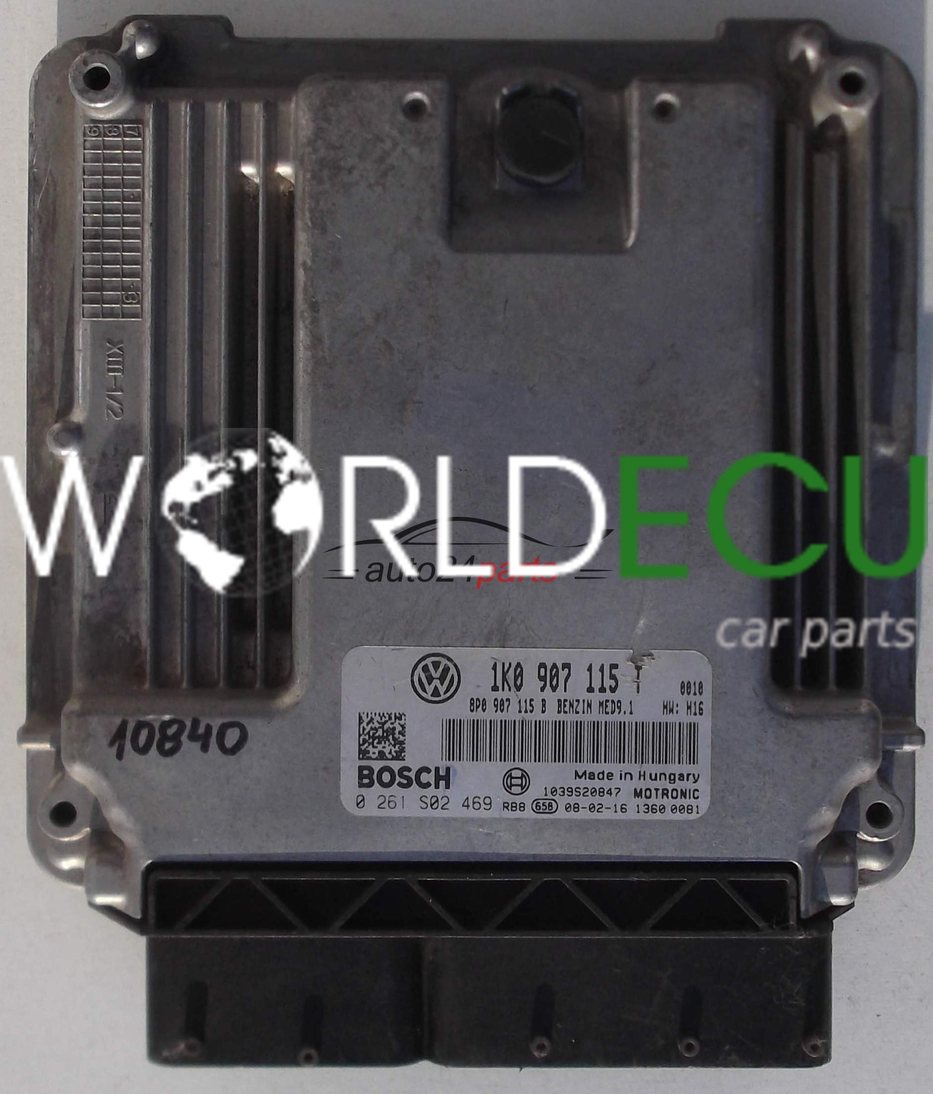 ECU ENGINE CONTROLLER VW VOLKSWAGEN GOLF 2.0T FSI BOSCH 0 261 S02 469 ...
