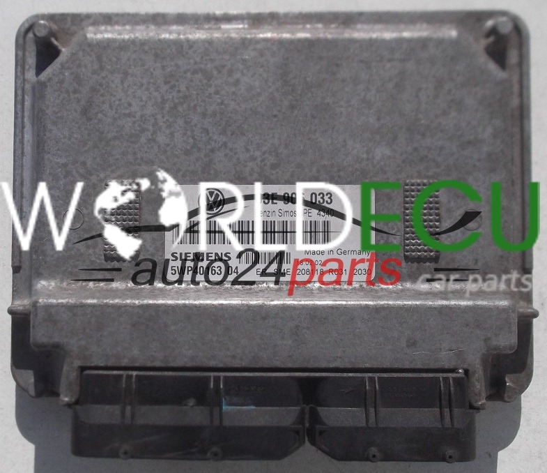 ECU ENGINE CONTROLLER VOLKSWAGEN POLO 1.2 SIEMENS 5WP40163 04 ...