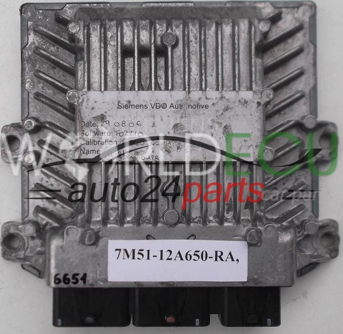 ECU Engine control unit FORD 2.0 TDCI SIEMENS VDO 5WS40331C-T ...