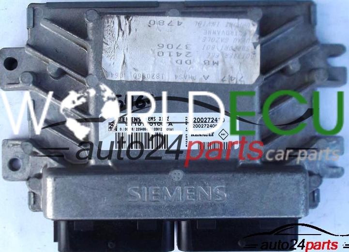 ECU ENGINE CONTROLLER RENAULT MEGANE SCENIC 1.6 SIEMENS S110140100A ...