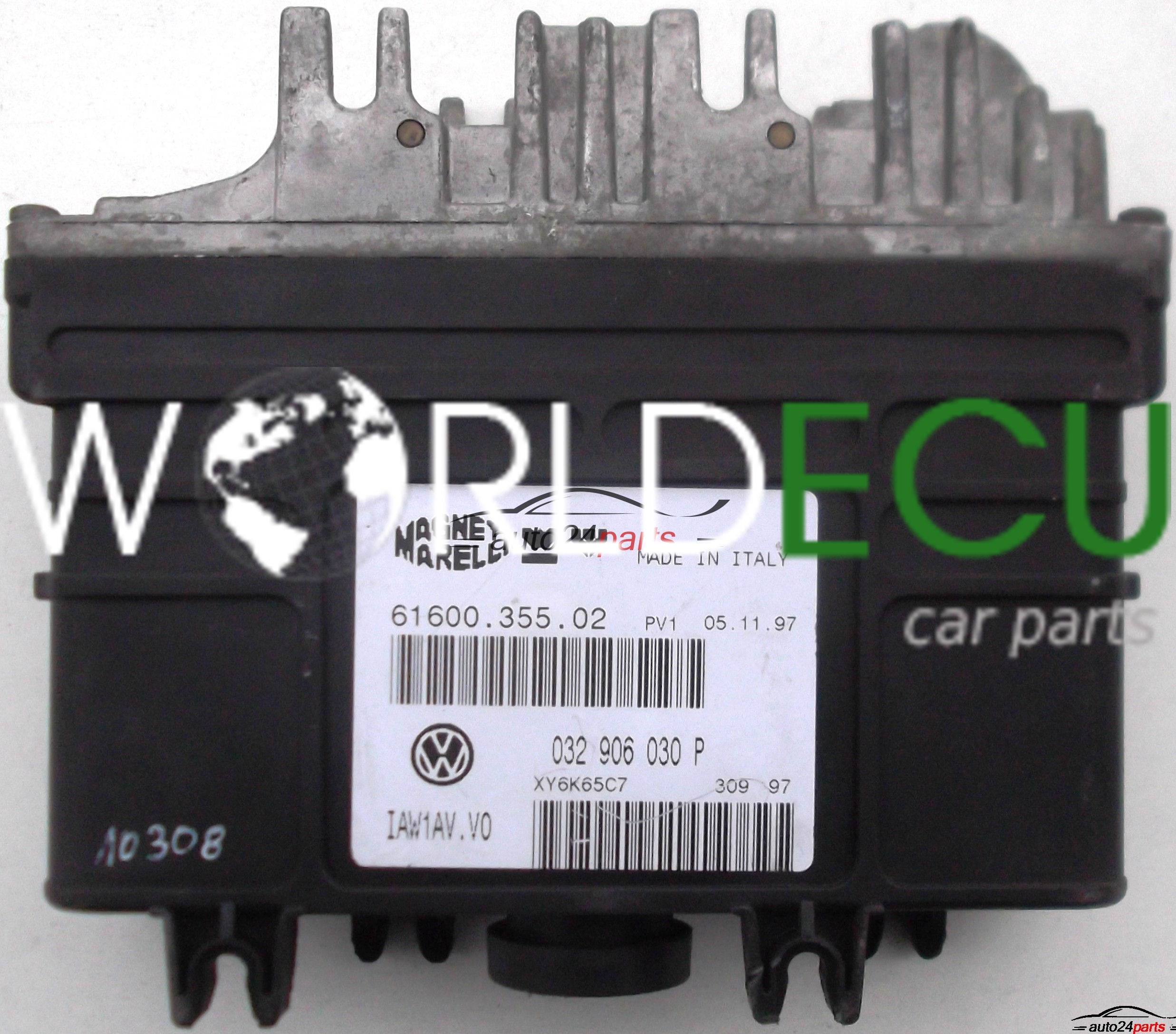 ECU ENGINE CONTROLLER VW VOLKSWAGEN POLO 1.6, IAW1AV.V0, IAW1AVV0, 032 ...