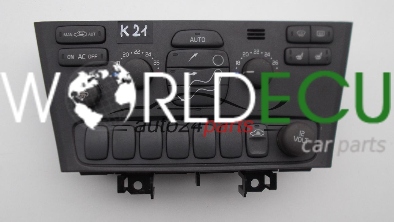 HEATING AND AIR CONDITIONING CONTROL PANEL SWITCH CLIMATRONIC VOLVO S60 ...