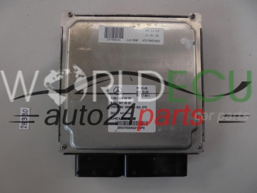 ECU Engine control unit MERCEDES BENZ A6519003403 A6519013502 - ECU ...