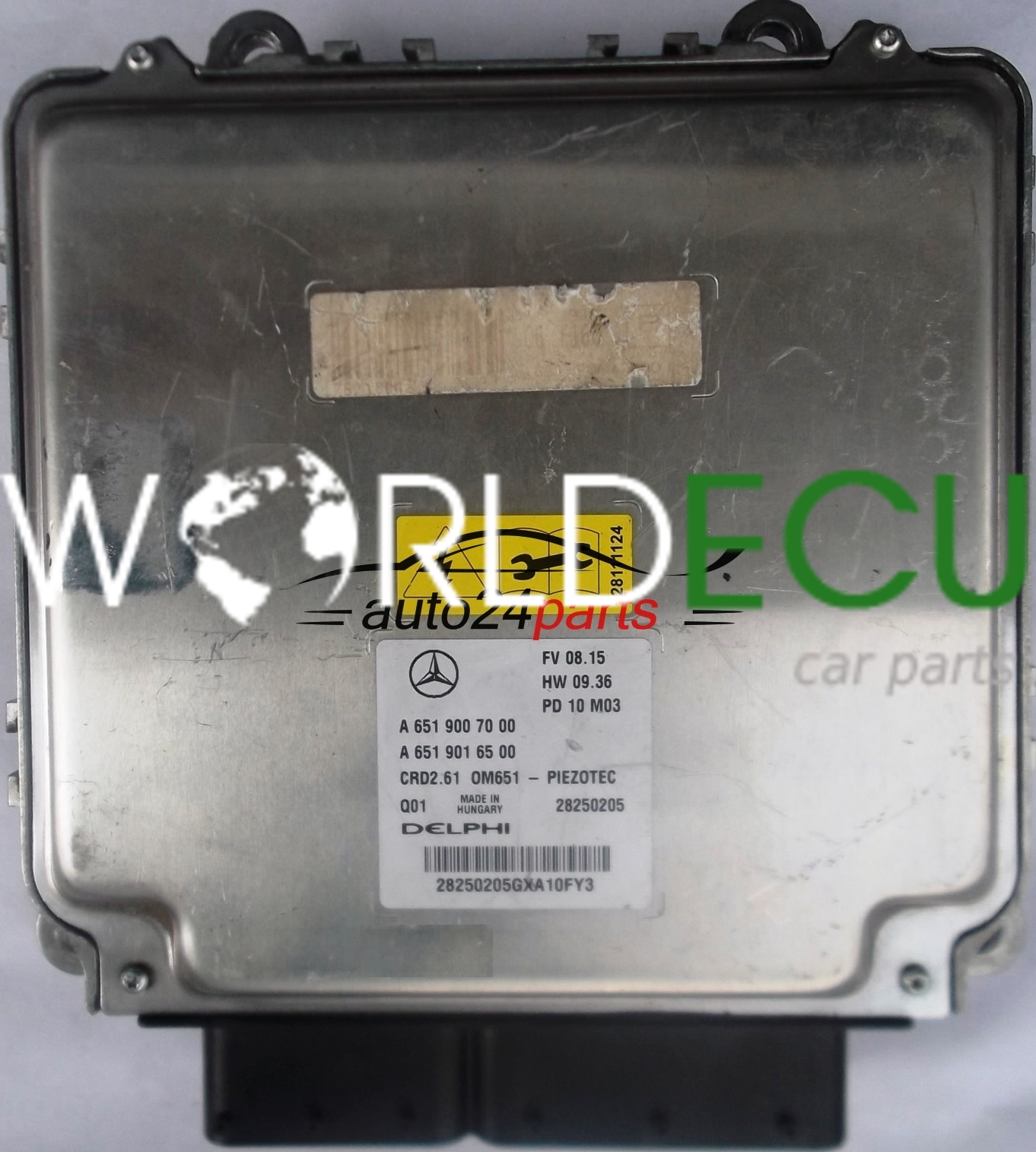 CALCULATEUR MOTEUR MERCEDES W211 DELPHI 28250205 A6519007000 ...