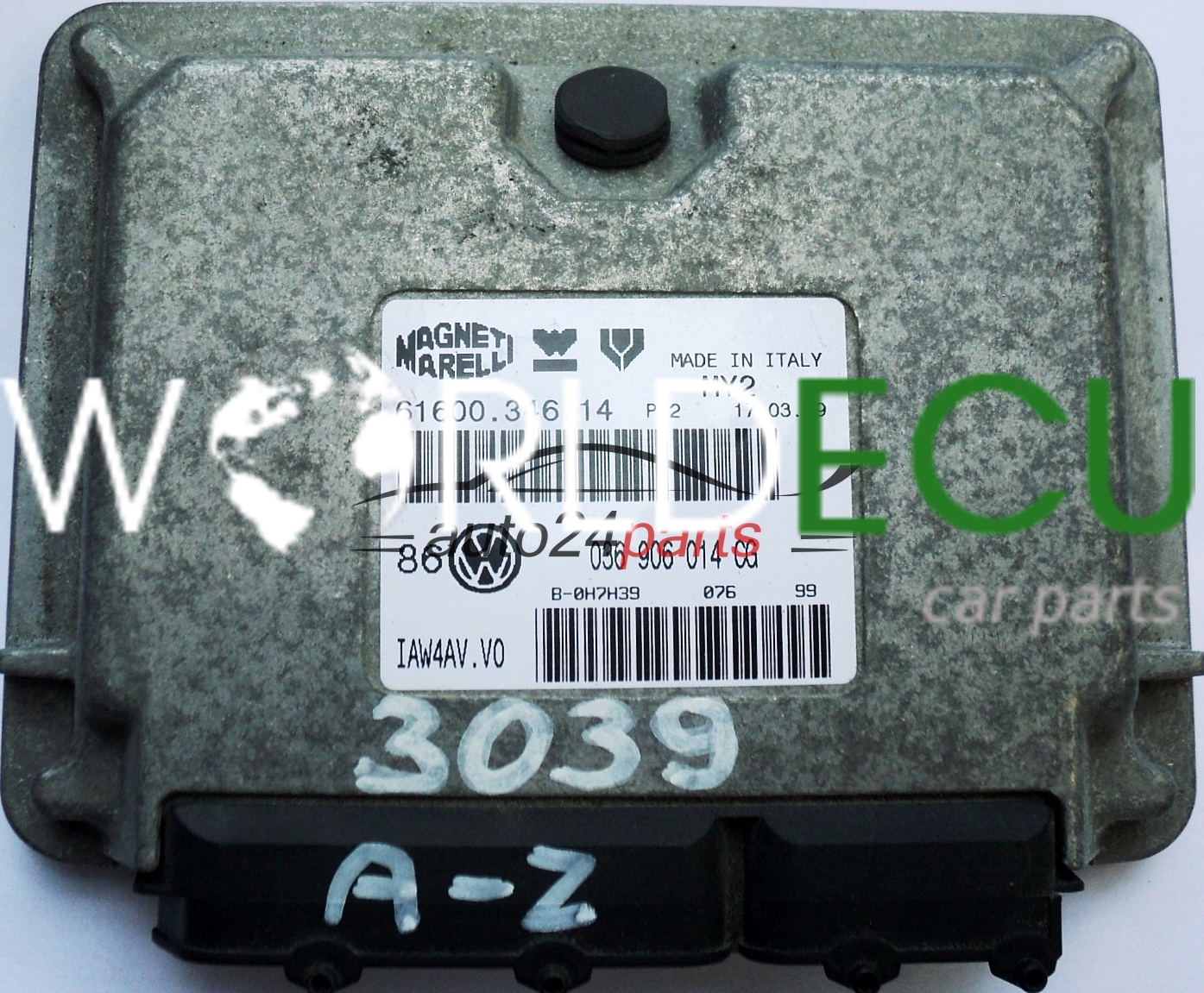 ECU ENGINE CONTROLLER VW VOLKSWAGEN GOLF 1.4 036906014CG, 6160034614 ...