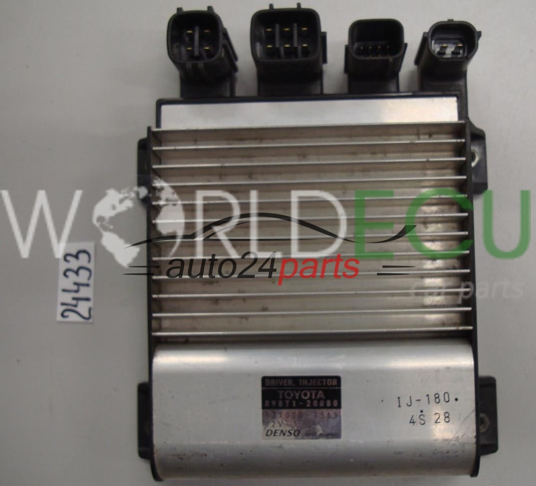 ECU Engine control unit TOYOTA AVENSIS RAV-4 2.2 D4D DENSO 131000-1569 ...