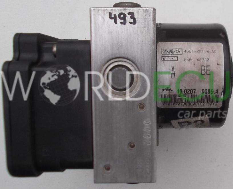 ABS PUMP FORD FIESTA FUSION FoMoCo 4S61-2M110-AC, 4S612M110AC, ATE 10. ...