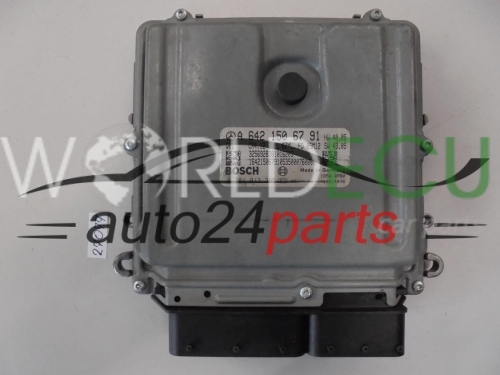 ECU Engine control unit MERCEDES BENZ 0281013385 A6421506791 CR4.12 ...