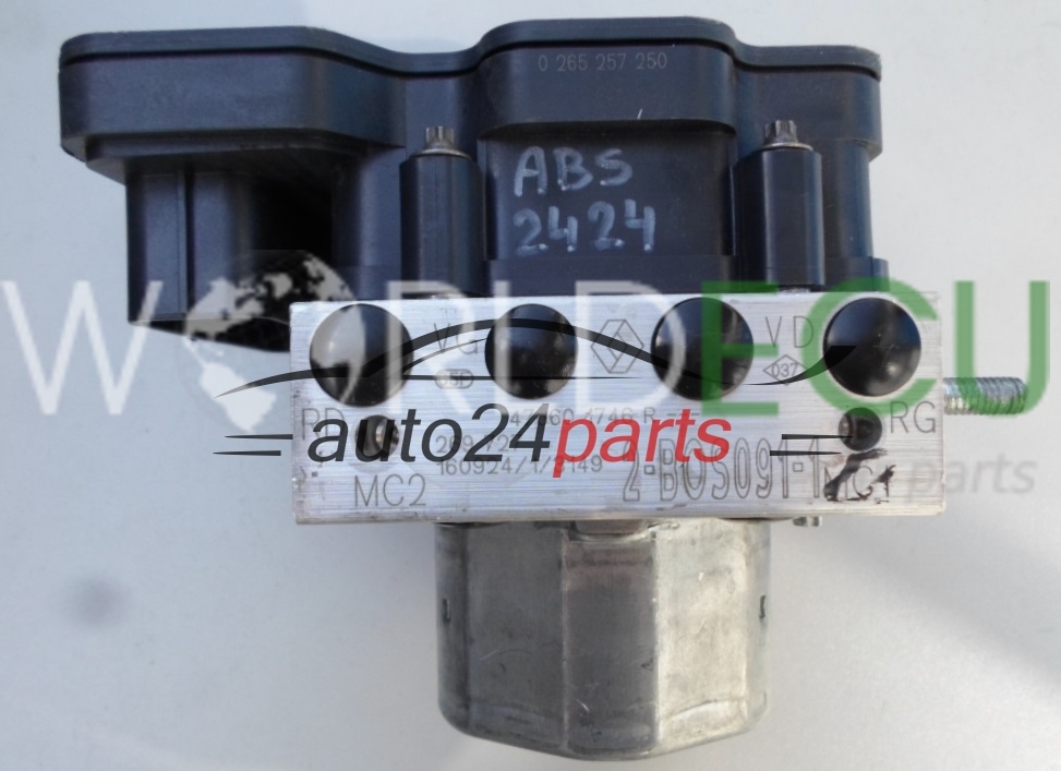 ABS PUMP MODULE RENAULT BOSCH 0 265 257 250, 0265257250, 476601746R, 0 ...